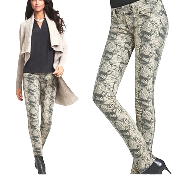 CAbi | Jeans | Cabi Snakeskin Jeans | Poshmark